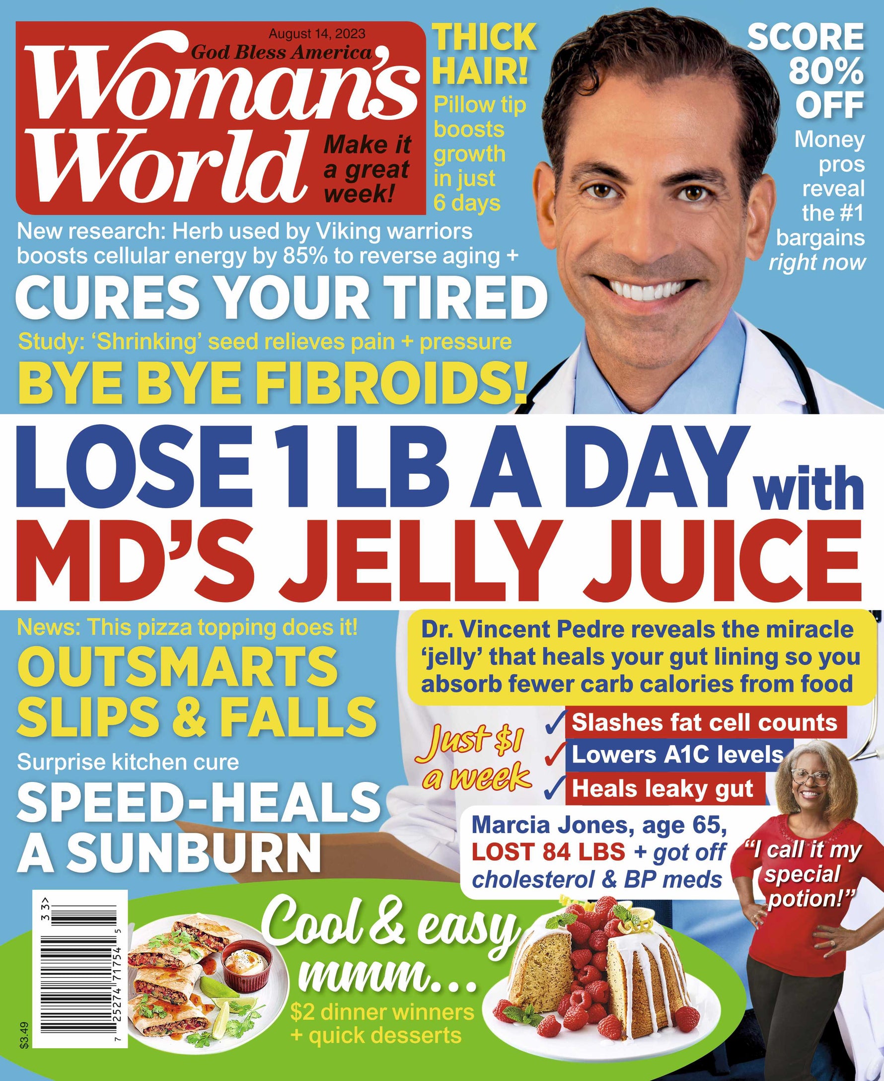 Woman's World - 08.14.23 Lose 1 lb a Day with MDs Jelly Juice – Woman's ...