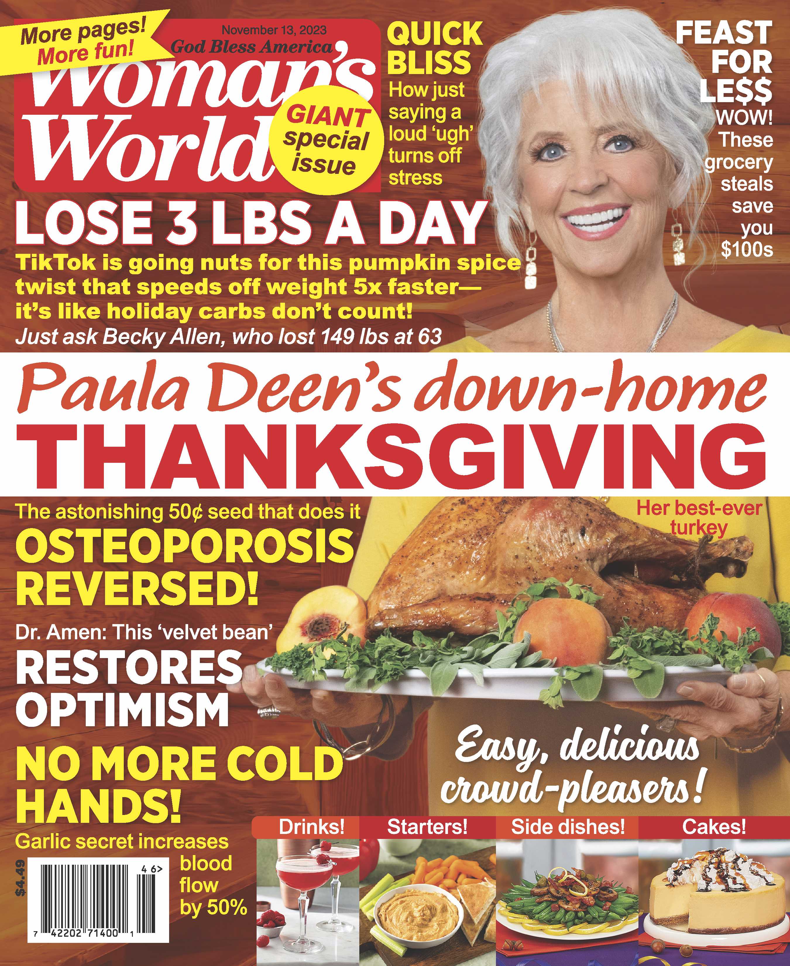 Woman's World - 11.13.23 Paula Deens Down Home Thanksgiving – Woman's World Shop
